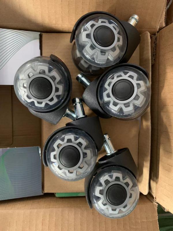 Eco-Friendly Transparent PU Caster Wheels For Smooth Furniture Movement ...